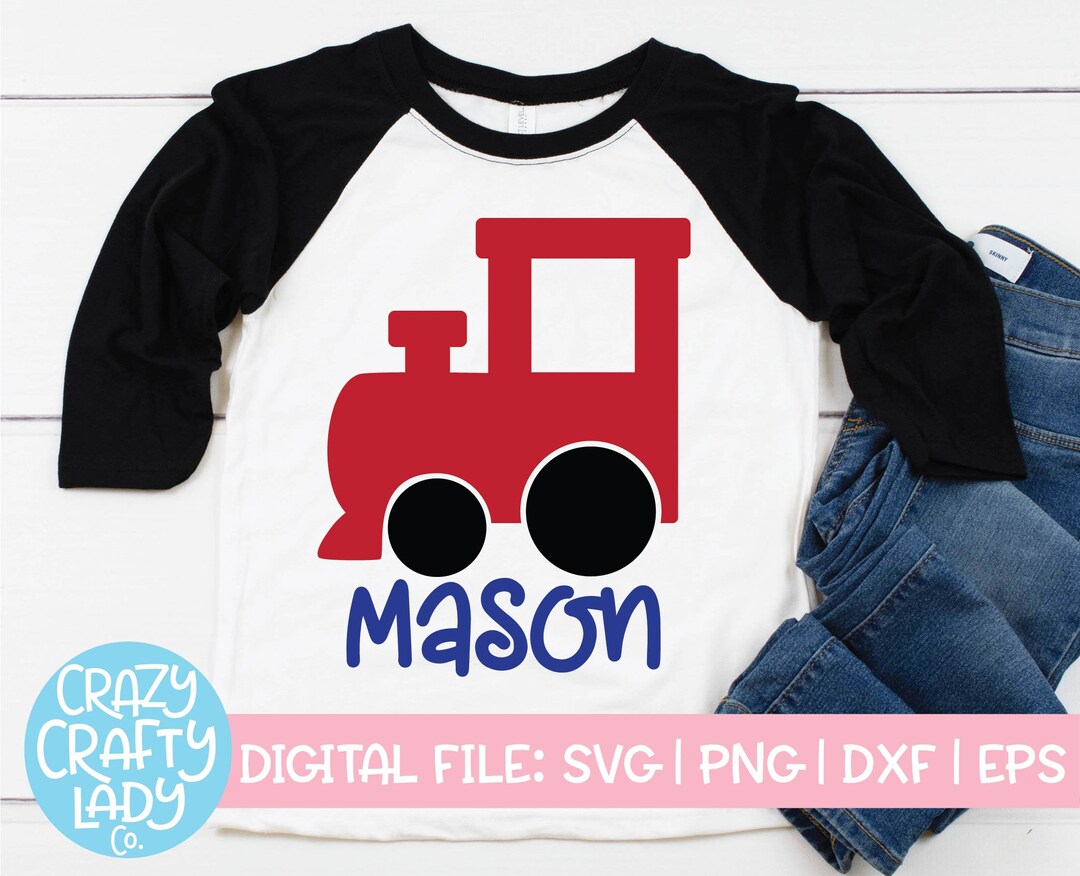 Train SVG, Transportation Cut File, Kid Design, Children's Shirt SVG ...