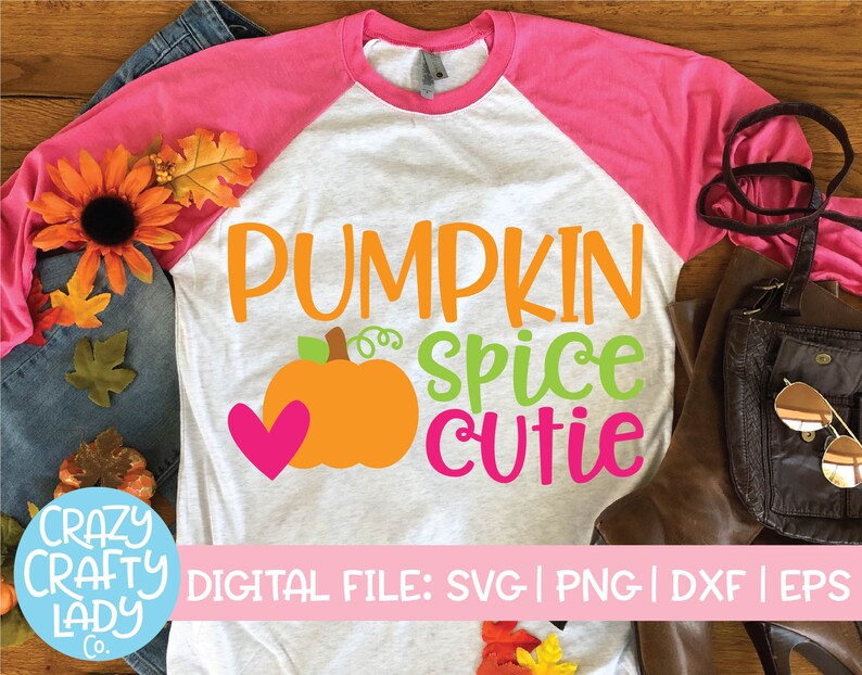 Pumpkin Spice Cutie SVG Fall Cut File Girl's - Etsy