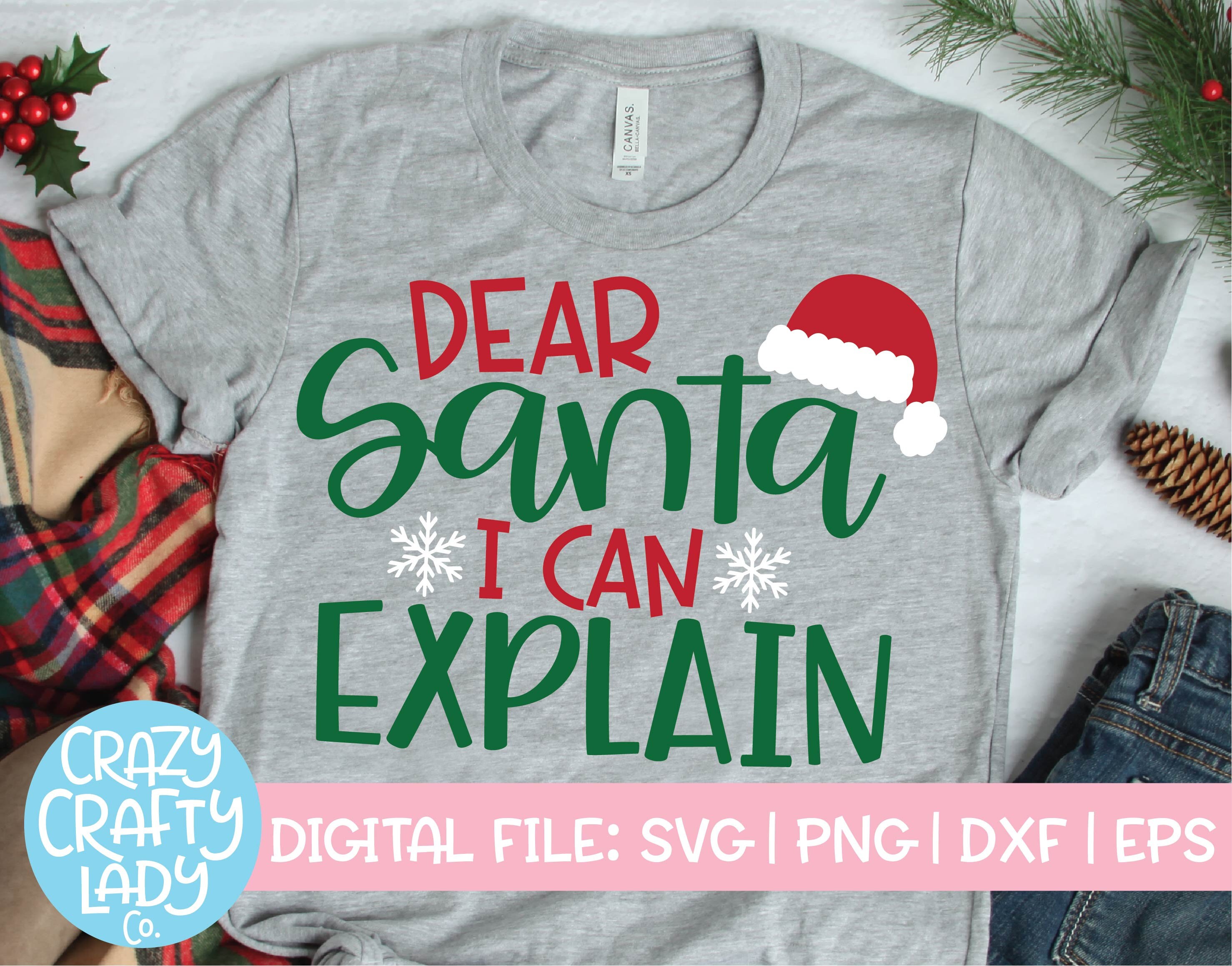 Dear Santa I Can Explain SVG Christmas Cut File Funny Boy - Etsy