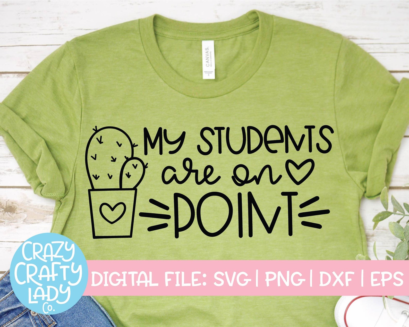 My Students Are on Point SVG Back to School Cut File Cactus - Etsy