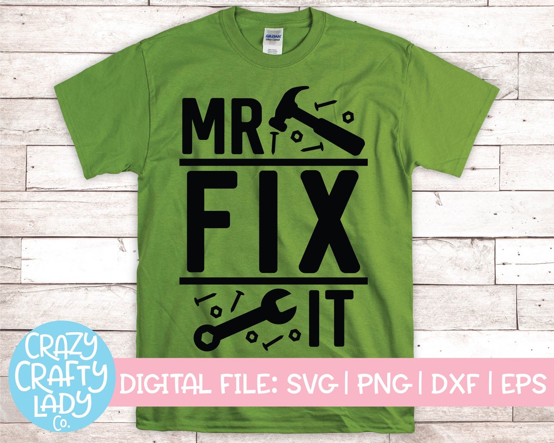 Mr. Fix It & Ms. Broke It SVG Bundle Daddy and Me Cut File - Etsy