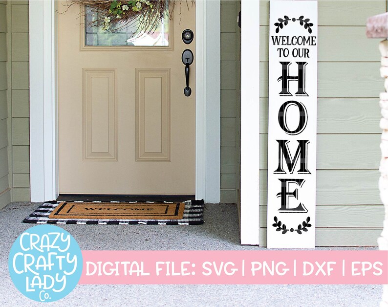 Porch Sign SVG Bundle Tall Rustic Cut File Farmhouse Design - Etsy