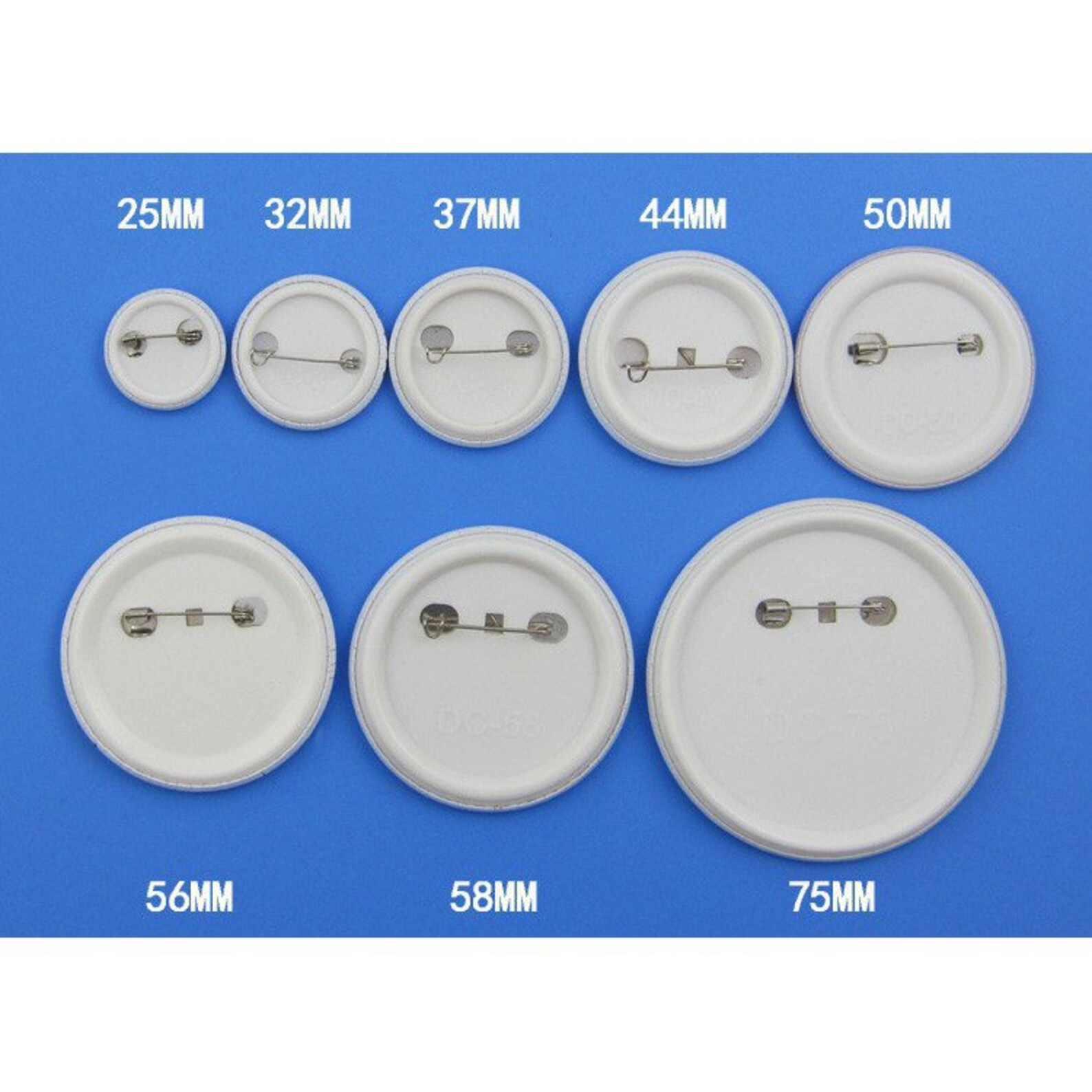 Botón de pin personalizado tamaño 50mm bodas cumpleaños género | Etsy