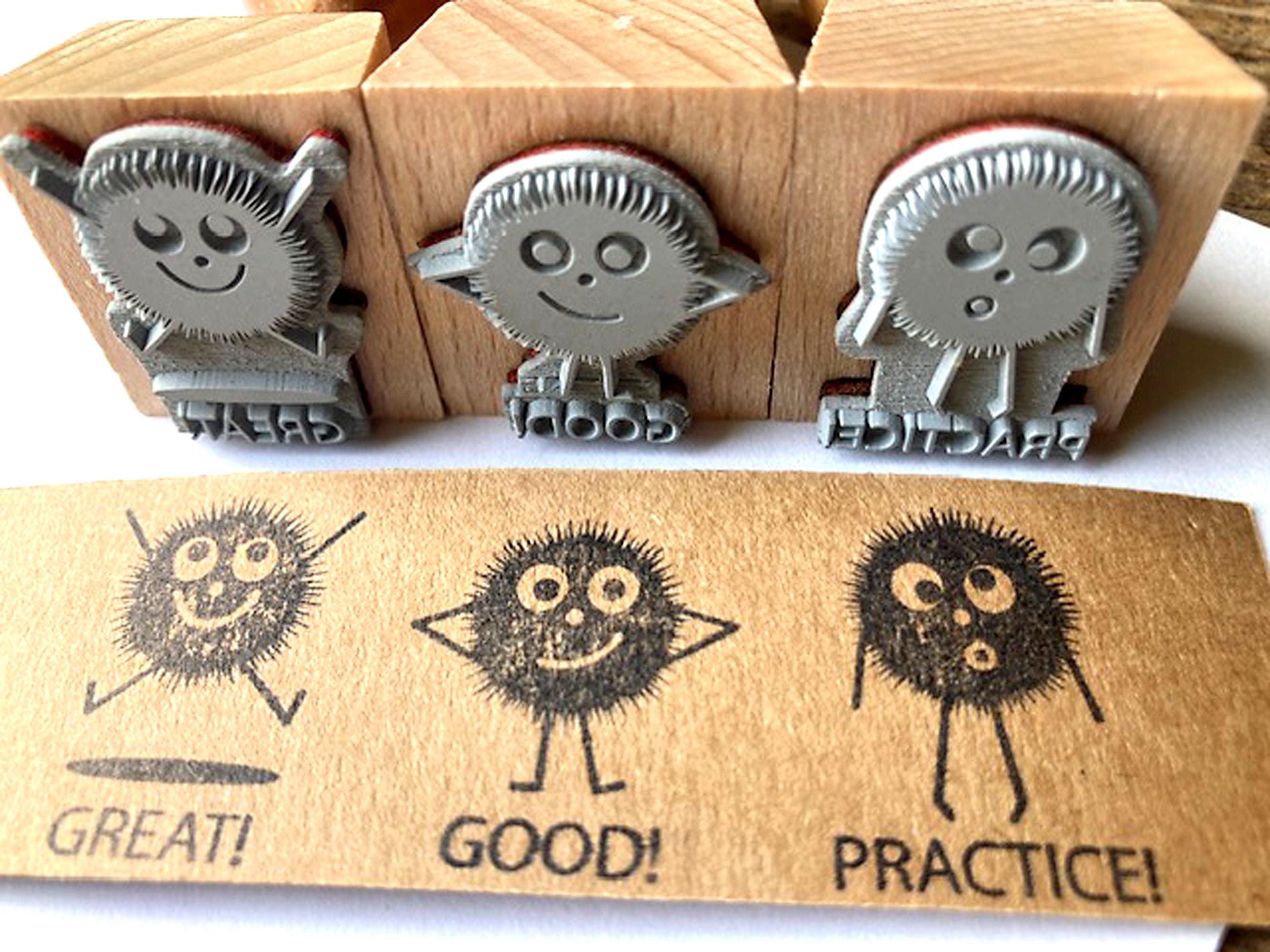 Teacher Stamp GREAT GOOD PRACTICE English Stamp School Farewell Teacher ...