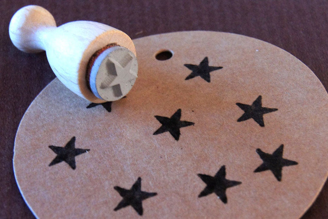 Stamp Star 1, Mini Stamp Star, Star Stamp for DIY Cards and Gifts ...