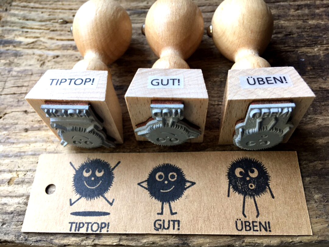 Teacher Stamp Set TIPTOP PRACTICE WELL Teacher Stamp School Stamp Set ...