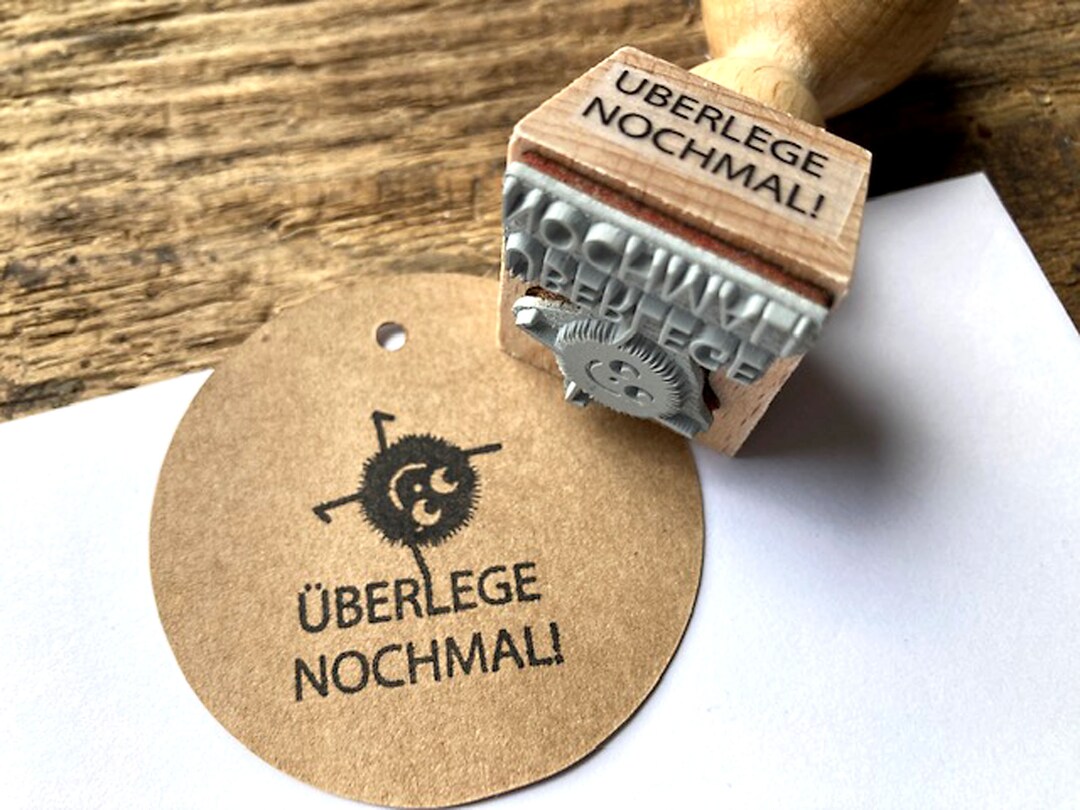 Teacher Stamp THINK AGAIN Stamp Teacher Elementary School Farewell Gift ...