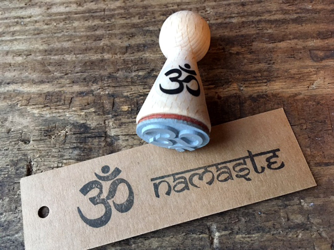 Om Yoga Stamp, a Spiritual Gift for Yoga Teachers - Etsy