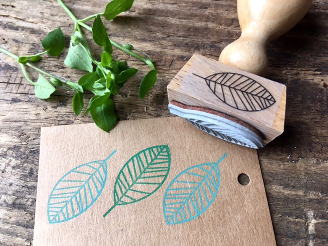 Stamp Leaf, Stamp Leaves Plants Nature, Leaf Stamp for Cards, Wrapping ...