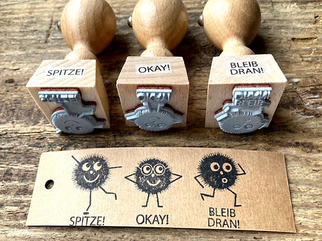 Lehrerstempel Set SPITZE OKAY BLEIB dran Lehrer Stempel Schule Stempelset Deutsch Grundschule ...