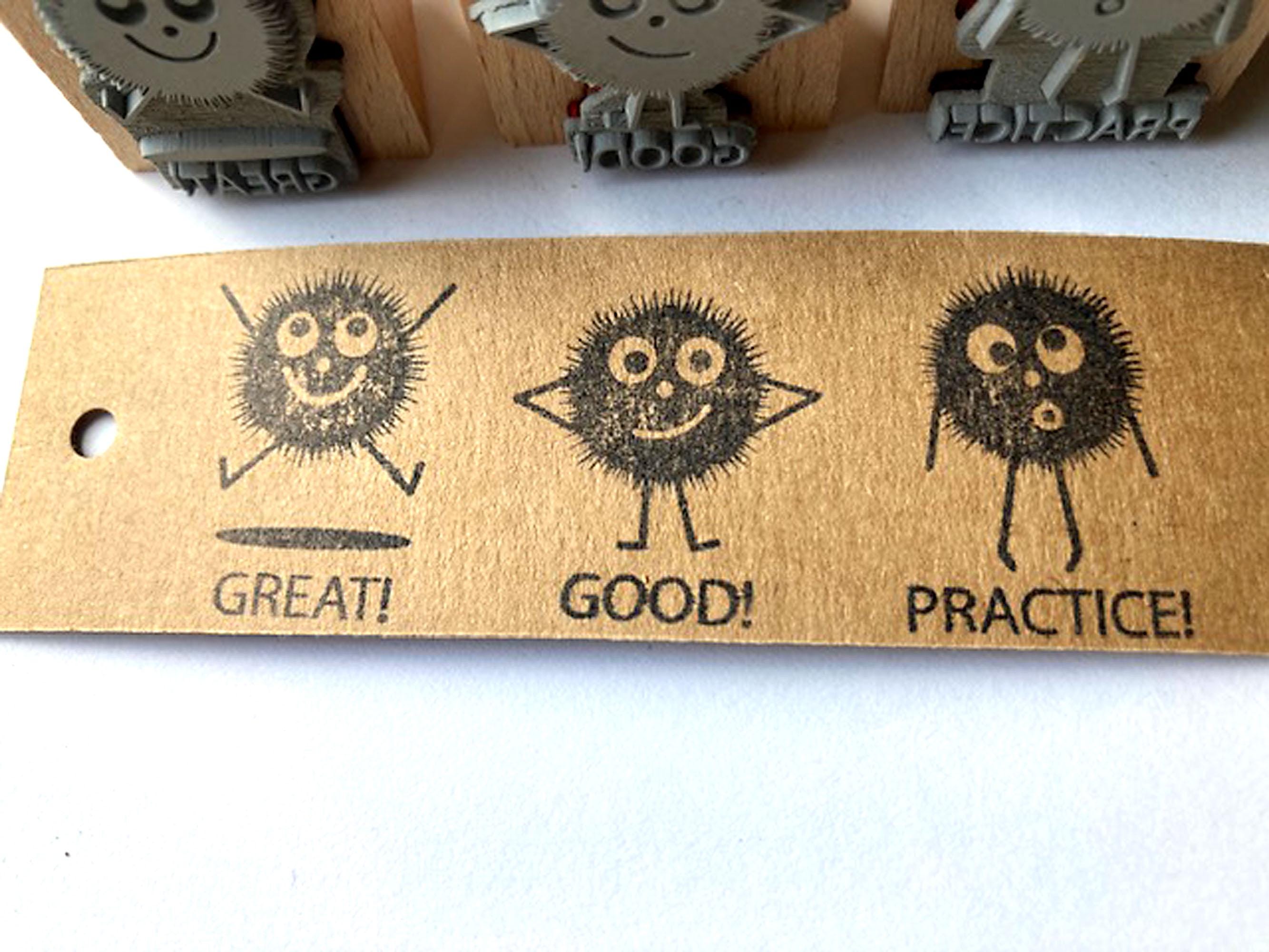 Teacher Stamp GREAT GOOD PRACTICE English Stamp School Farewell Teacher ...