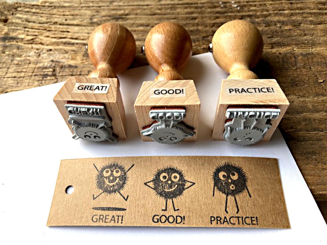 Teacher Stamp GREAT GOOD PRACTICE English Stamp School Farewell Teacher ...