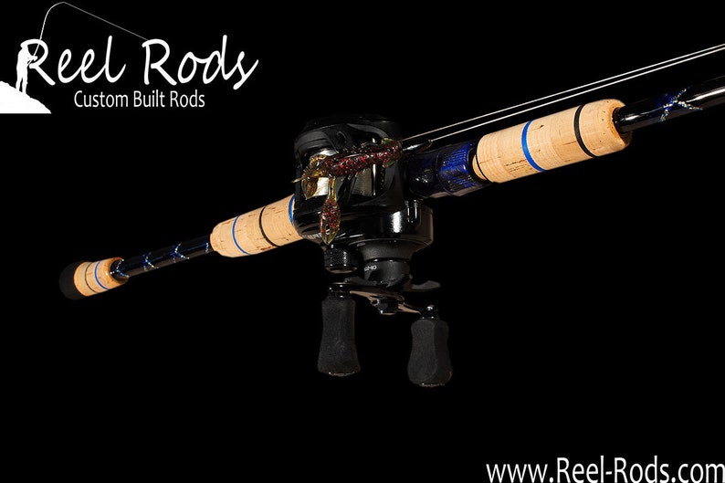 Custom Bass Fishing Rod - Casting Rod, Medium Heavy, Fast Action, 7 ...