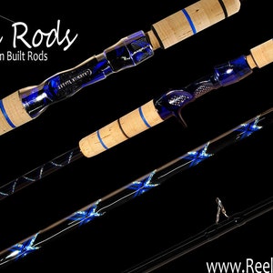 Custom Bass Fishing Rod - Casting Rod, Medium Heavy, Fast Action, 7 ...