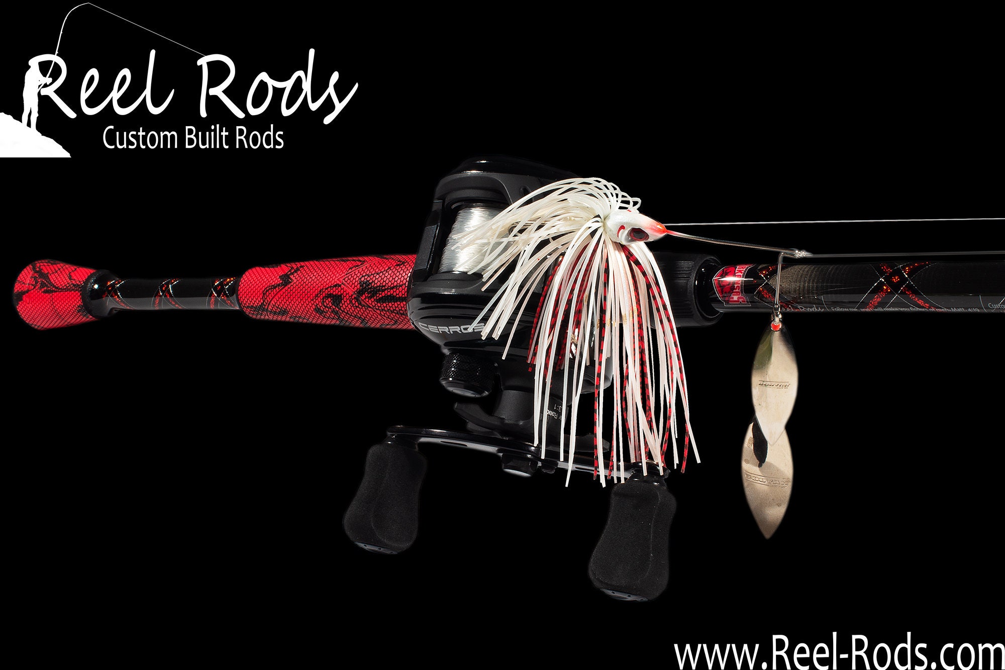 Custom Bass Fishing Rod - Casting Rod, Medium, Fast Action, 7' Rod - Etsy