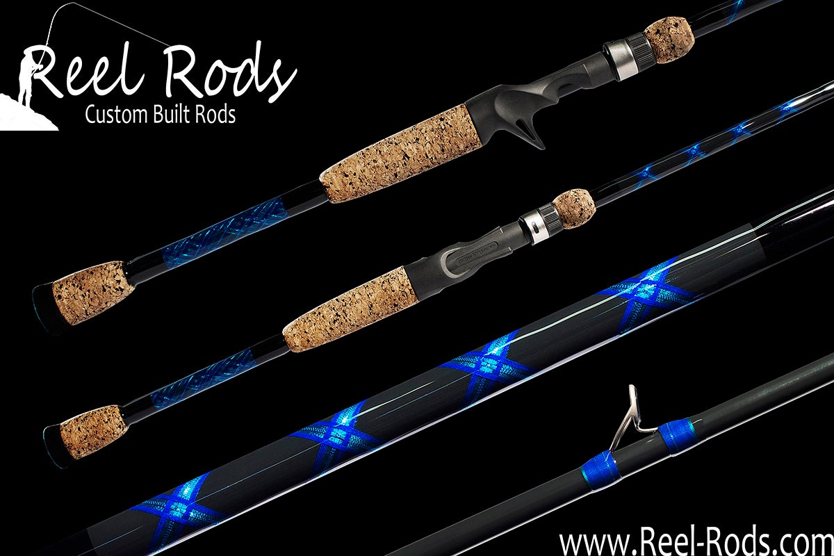 Custom Bass Fishing Rod - Casting Rod, Medium Heavy, Fast Action, 7 ...