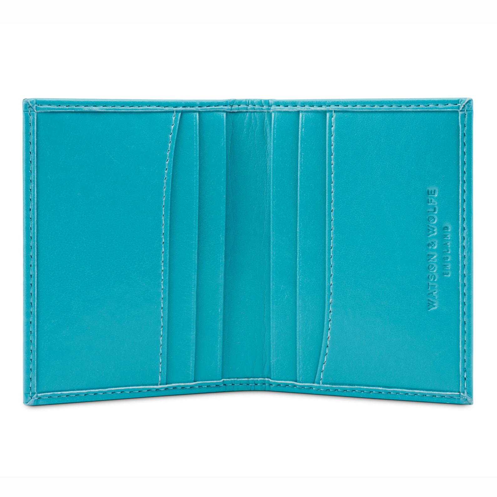 Vegan Credit Card Holder in Turquoise, Personalised Non-leather Card ...