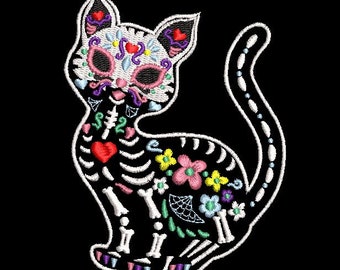 Day of the Dead Cat - Etsy