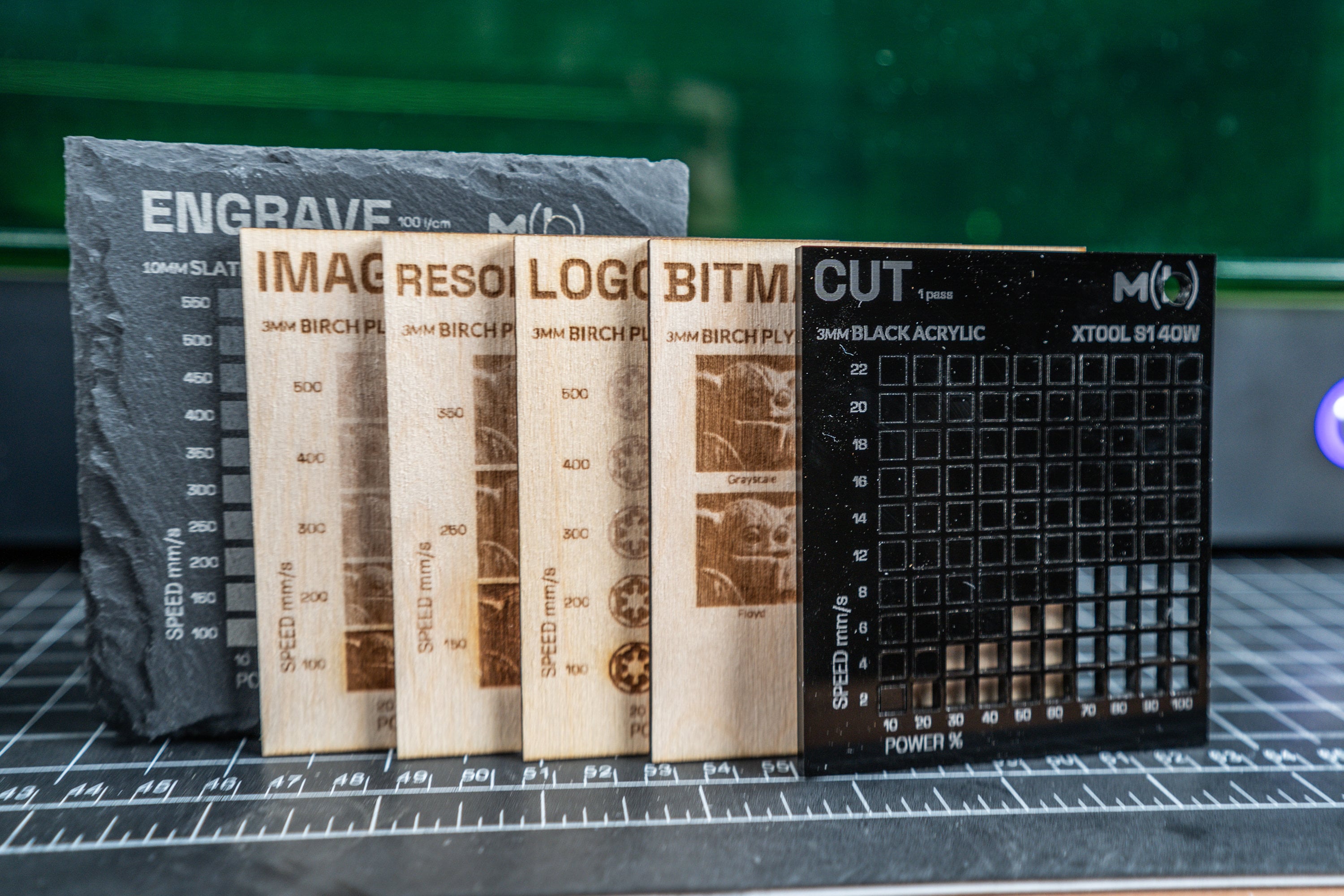 Xtool P2 Material Test Files - Etsy