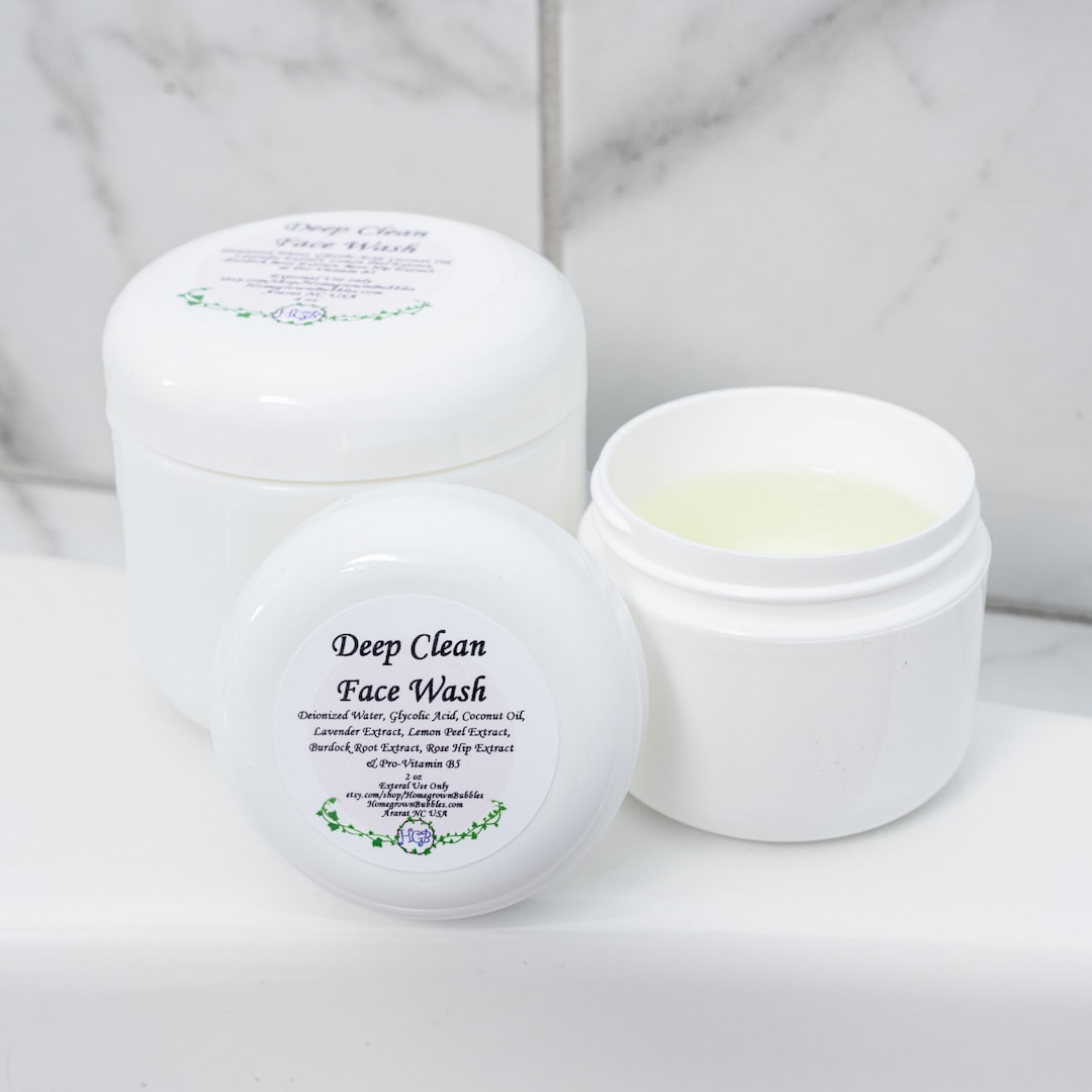 2 Oz - 4 Oz - 8 Oz Deep Clean Face Wash - Etsy