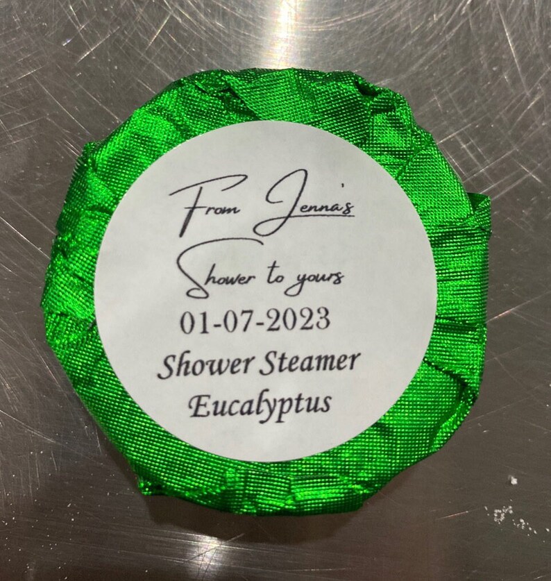 Custom Labels - 20 Shower Steamers - Choose A Scent - Etsy