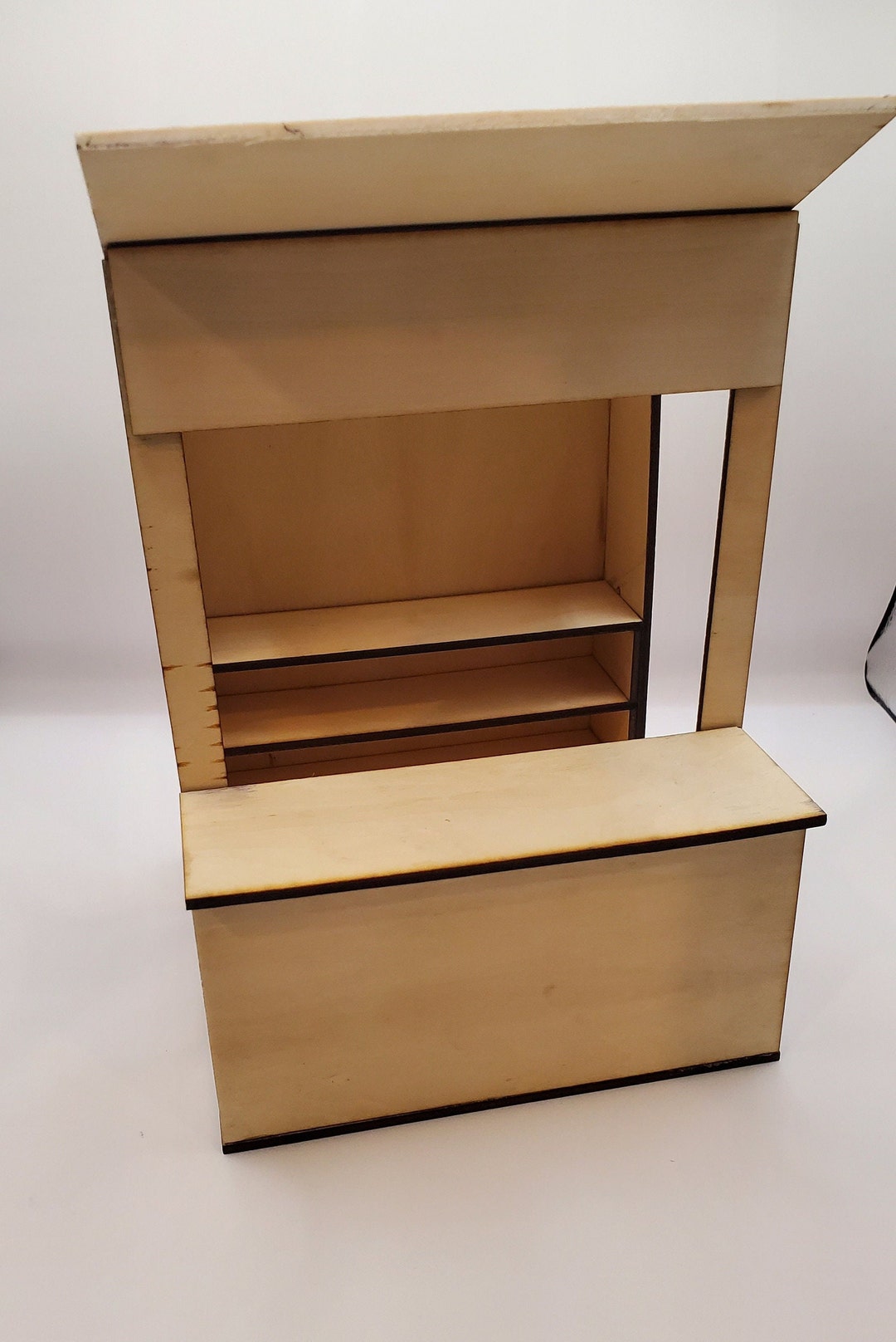 Booth,market Stall Kit, 1/12 Scale Miniature Kit - Etsy