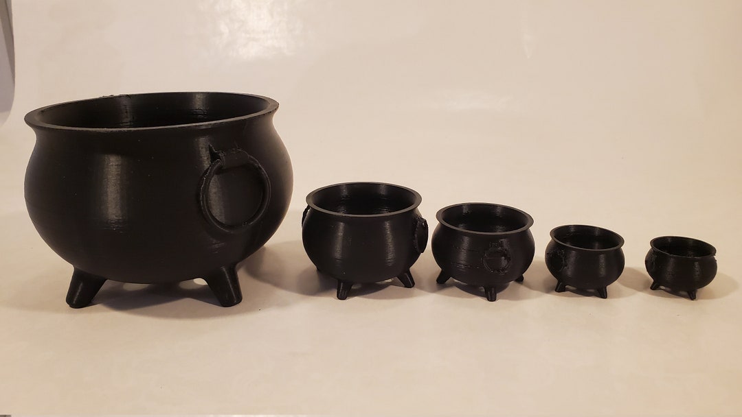 Miniature Cauldrons, 3D Dollhouse Cooking Pots, Five Sizes - Etsy