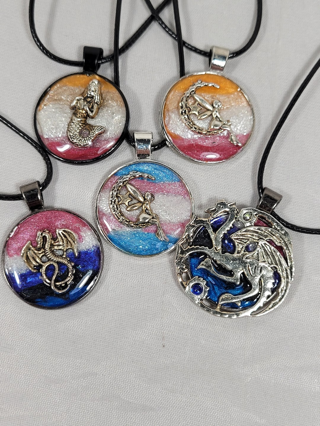 Pride Pendant Transgender, Gender Fluid, Lesbian - Etsy