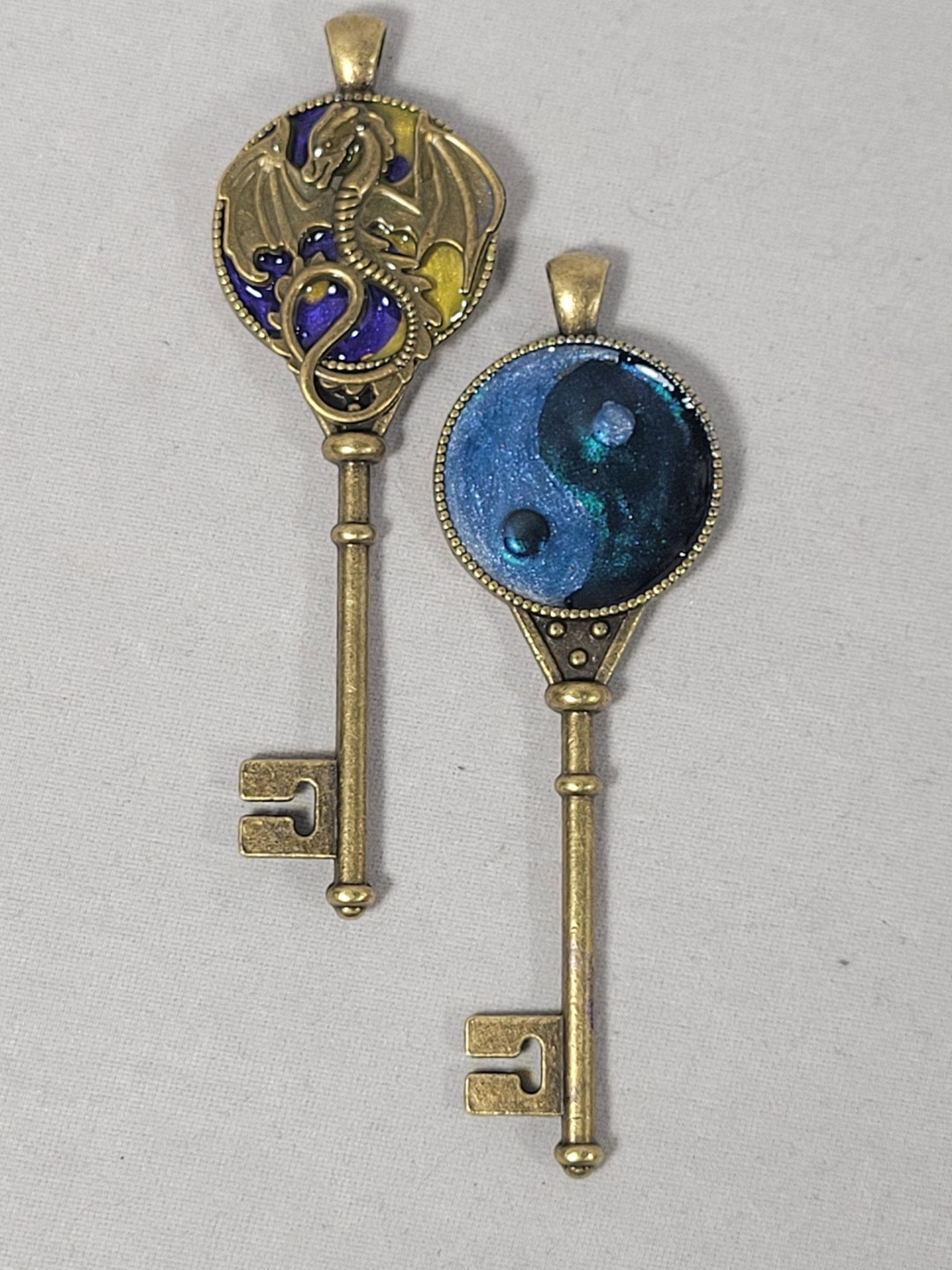 Yin Yang Keys - Etsy