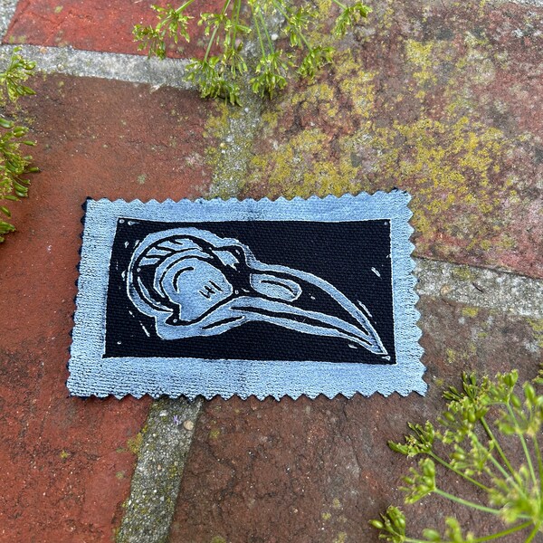 Skull Crow - Etsy