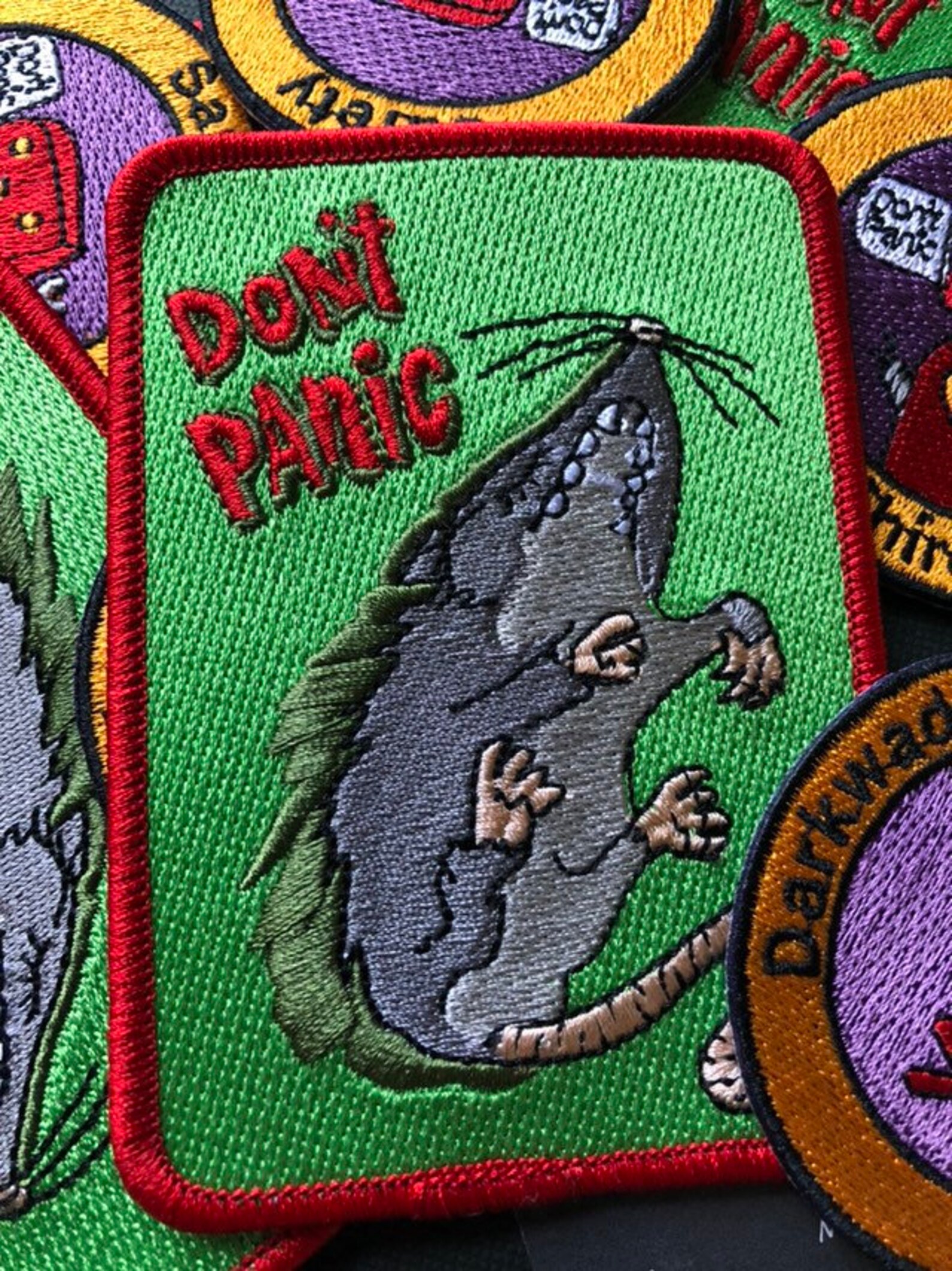 Don't Panic Possum Patch - Etsy