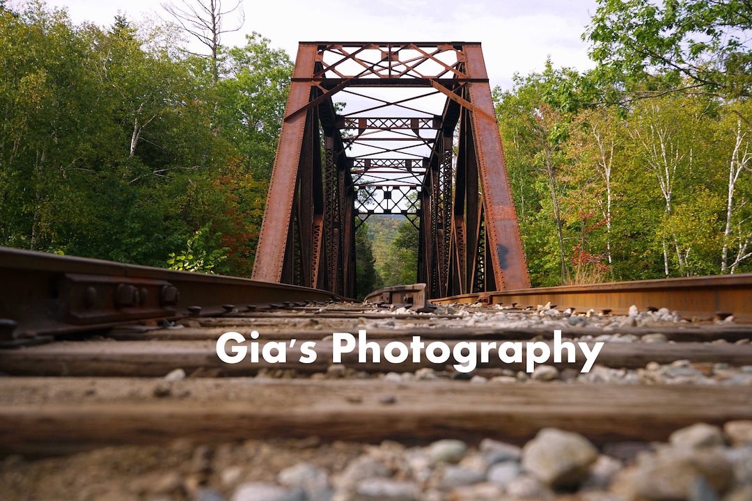 Train Track Photo - Etsy