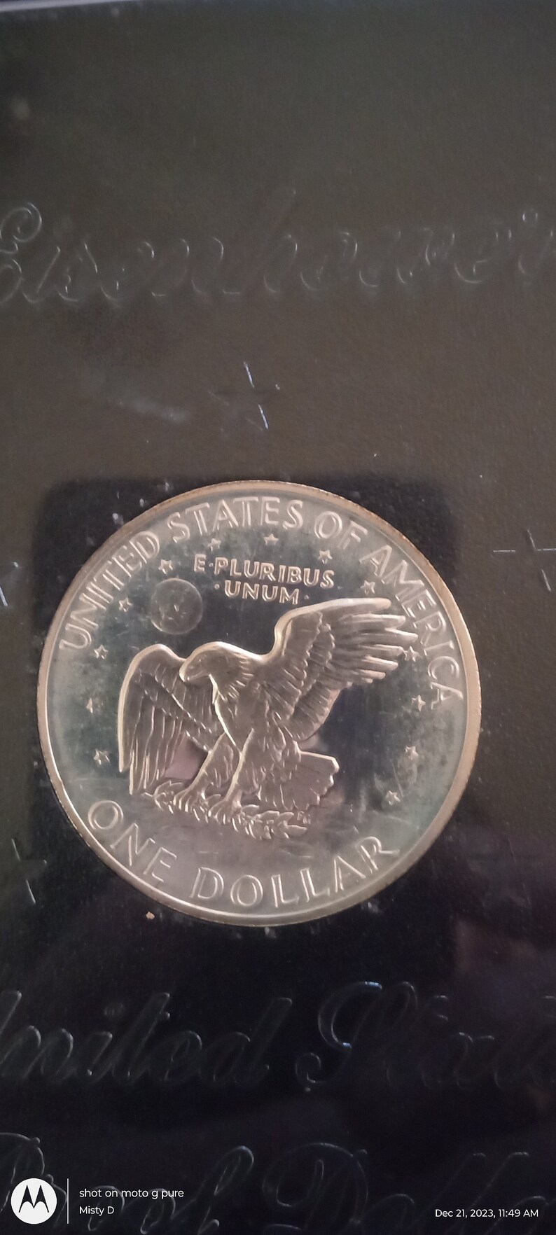 1971s President Eisenhower Silver Proof Dollar - Etsy
