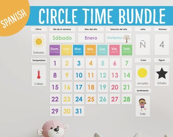 Calendario Días Del Mes Organización Niños (Instant Download) - Etsy