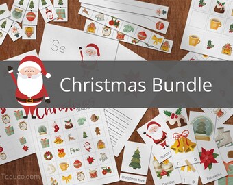 Christmas Preschool Printables - Etsy UK