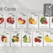 Fruits Cards Editable Flashcards - Etsy Canada