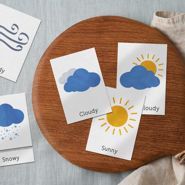 Montessori Weather - Etsy