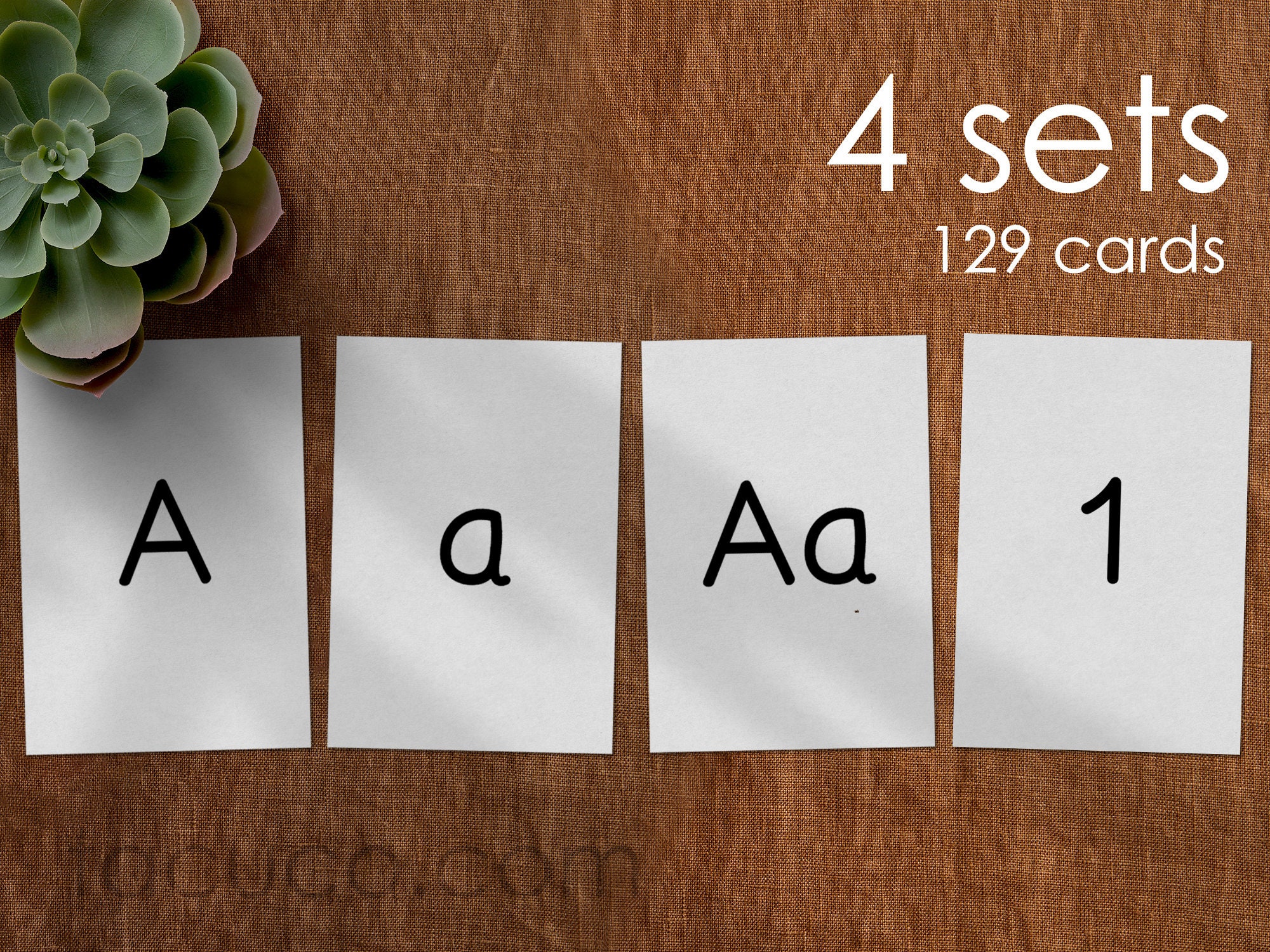 ABC and Numbers Cards Alphabet and Numbers Flashcards Minimalist Black ...