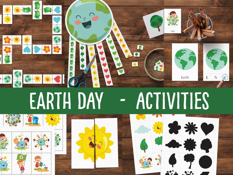 Earth Day Activity Pack Preschool Printable Homeschool - Etsy