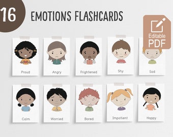 Feelings Card Set Digital Download - Etsy