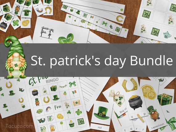 St Patrick's Day Bundle Printable Activity Printable | Etsy