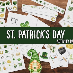 St Patrick's Day Bundle, Printable Activity, Printable for Kids ...