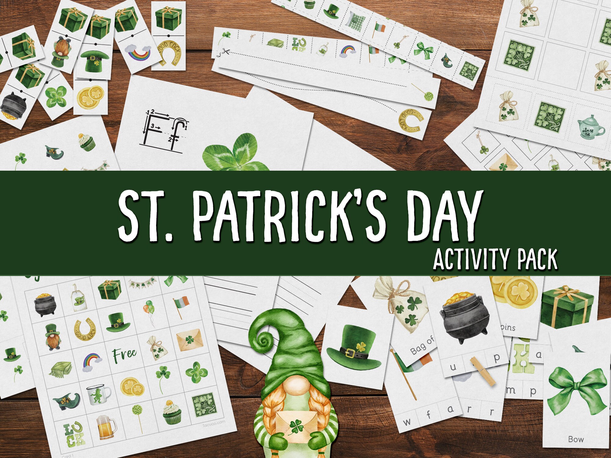 St Patrick's Day Bundle, Printable Activity, Printable for Kids ...