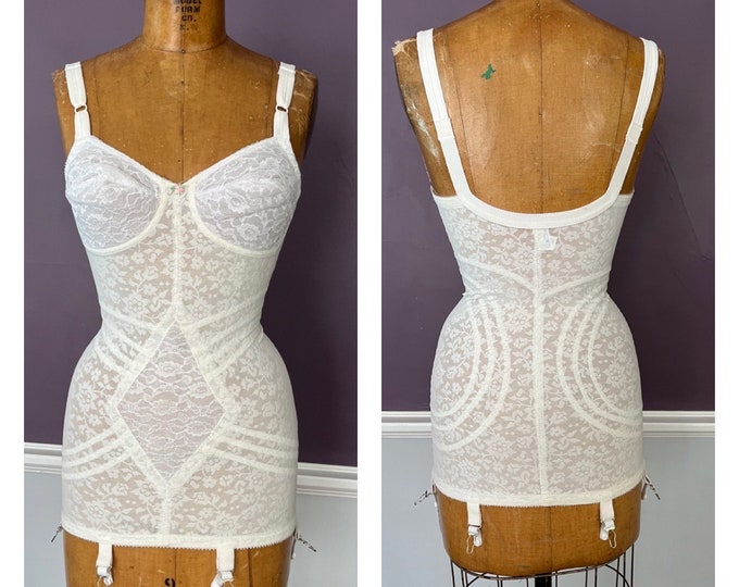 VTG Bullet Bra Girdle With 6 Garter Hooks - Etsy