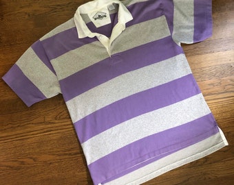 Purple Rugby Shirt | Etsy