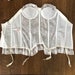 Vintage 80s 90s Merry Widow Basque in Lace With Suspenders / Vintage ...