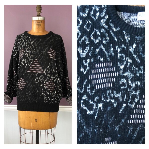 80s Triangle Sweater - Etsy
