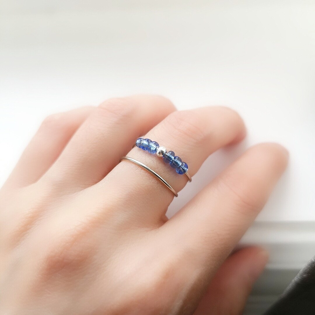 Kids Fidget Ring, Anxiety Ring for Children. Spinner Ring. STIM Ring ...