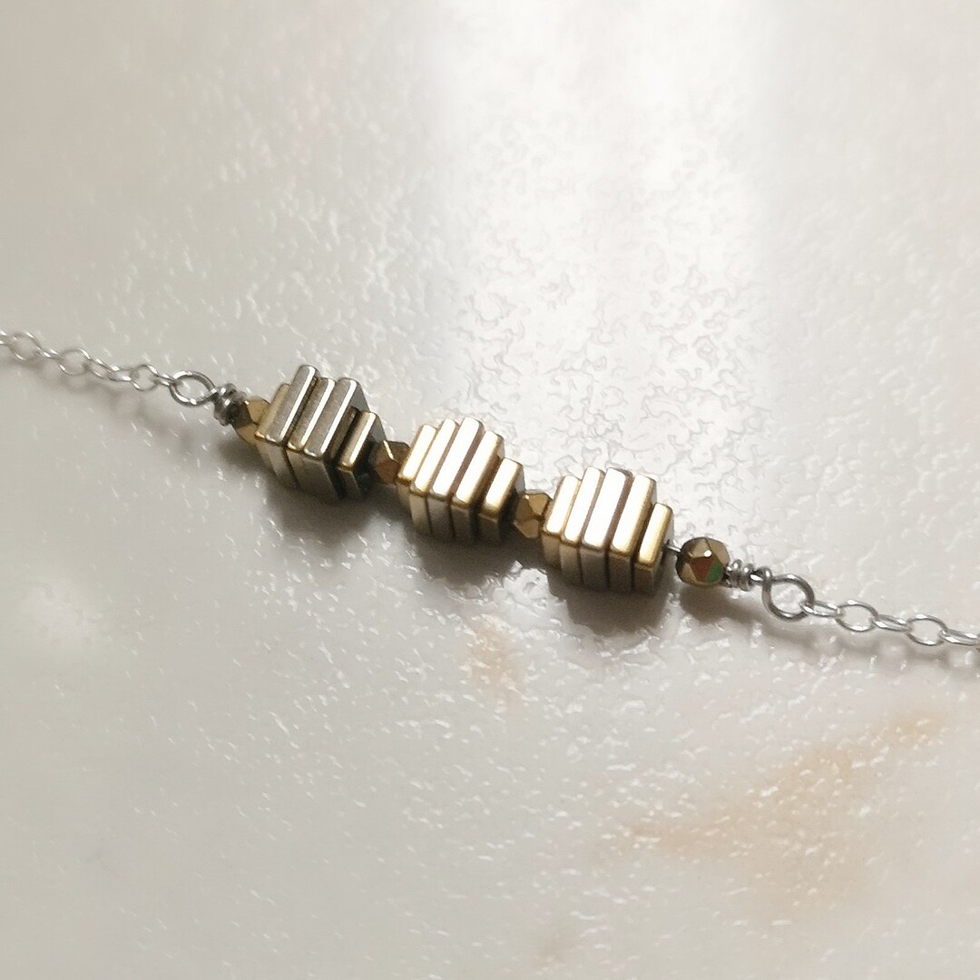 Calming Fidget Anxiety Necklace. Stress Relief Support, Spinner Pendant ...