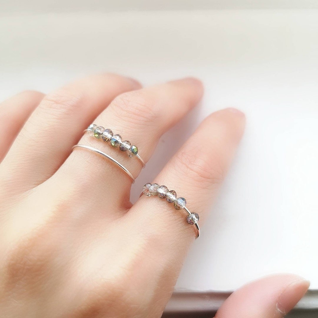 ADHD Ring. Worry Ring for Teens. Stress Ring Fidget. Anxiety Ring for ...